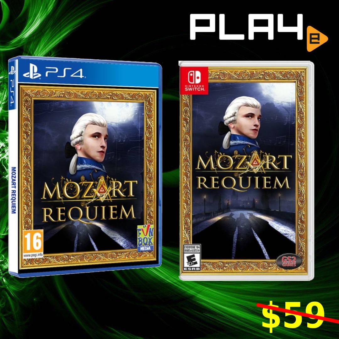 Mozart Requiem Brand New (PS4/PS5, Video Gaming, Video Games ...