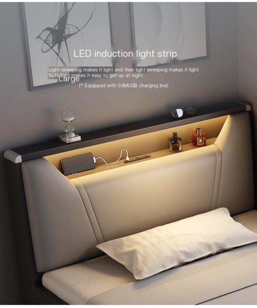 "MULTIPLE VARIATIONS modern single bed 1.2m", Furniture & Home Living ...