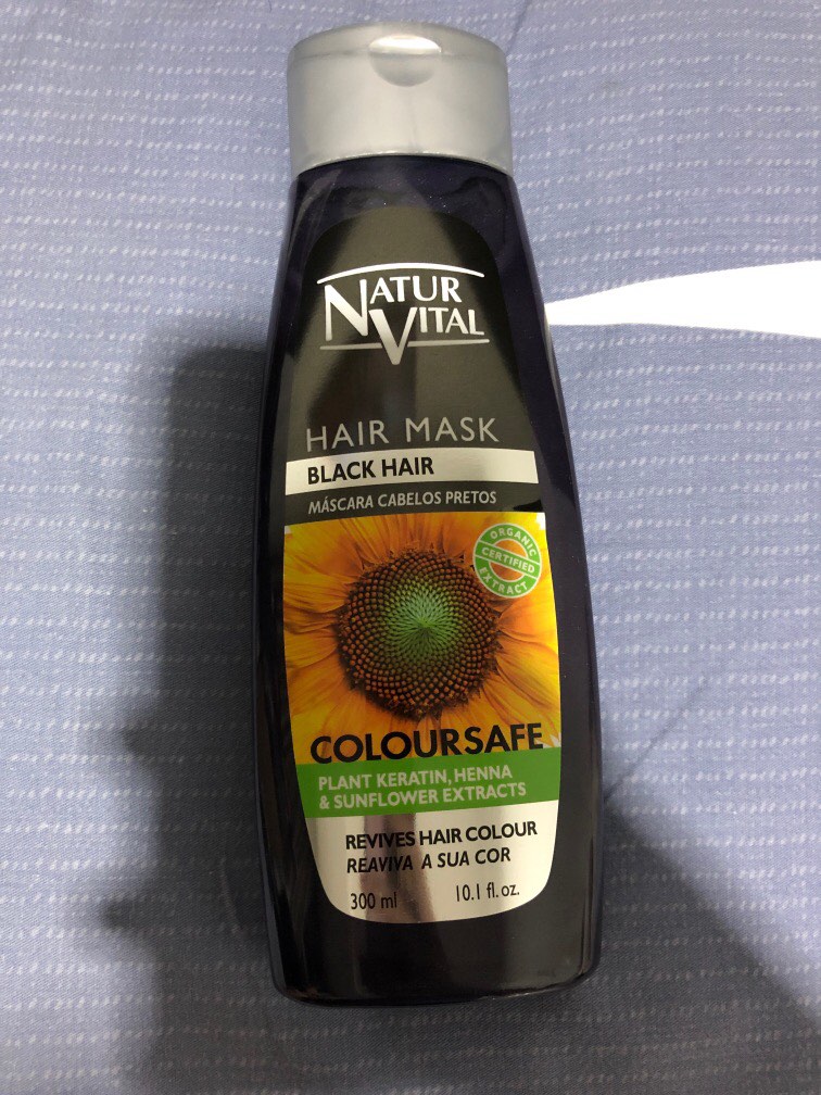 Natur vital hair mask black hair, Beauty & Personal Care, Hair on Carousell
