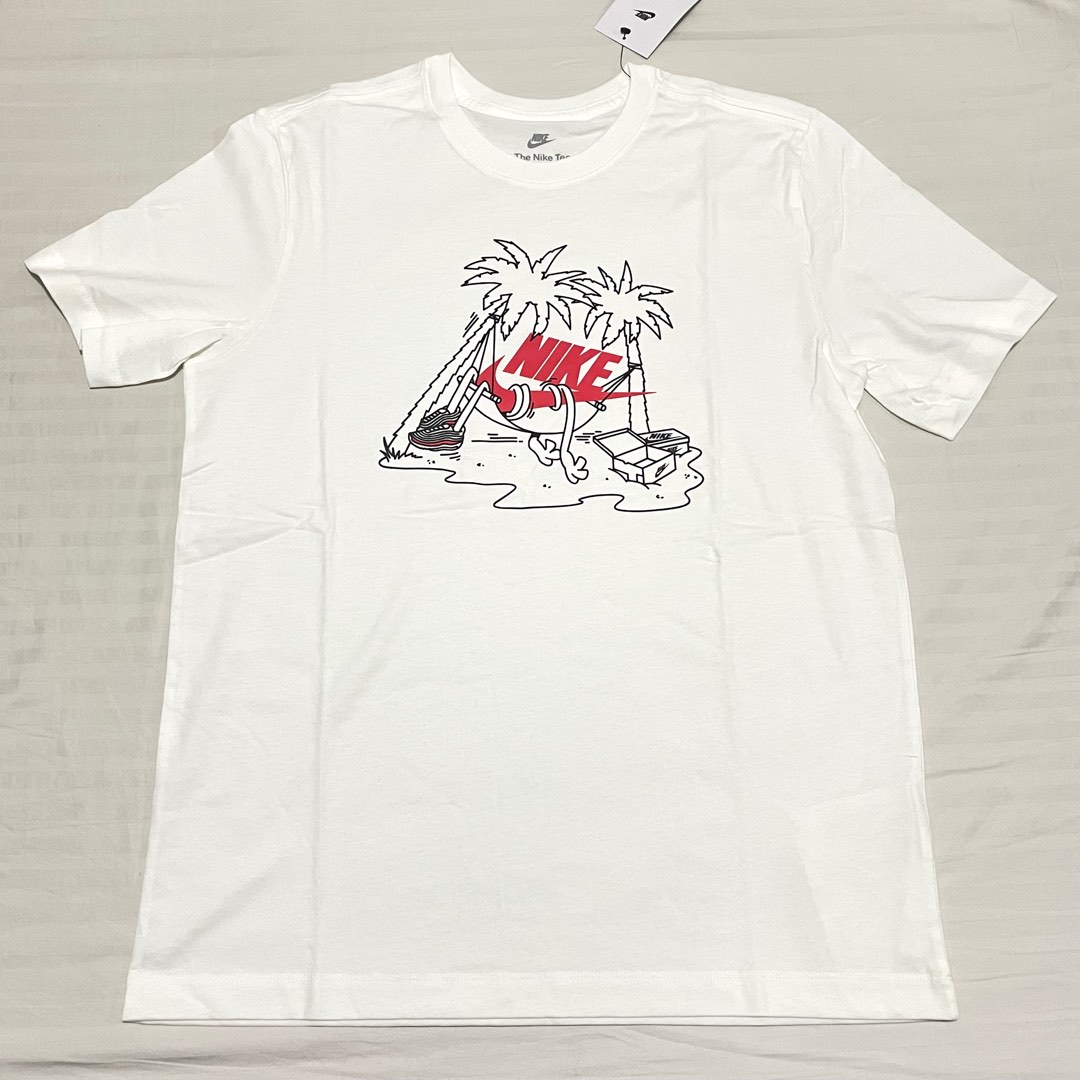 Nike Sportswear Futura FS White Tee Shirt Men BRAND NEW, Men's Fashion ...