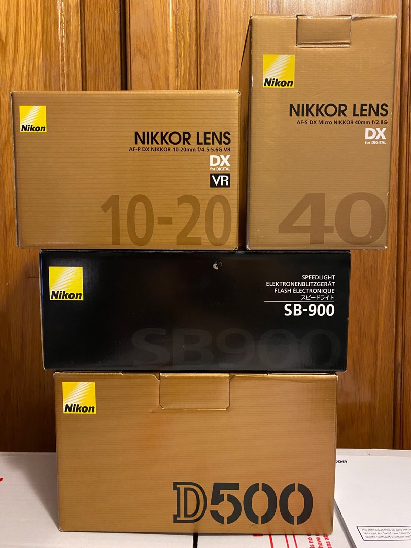 Nikon empty boxes, Photography, Photography Accessories, Other ...