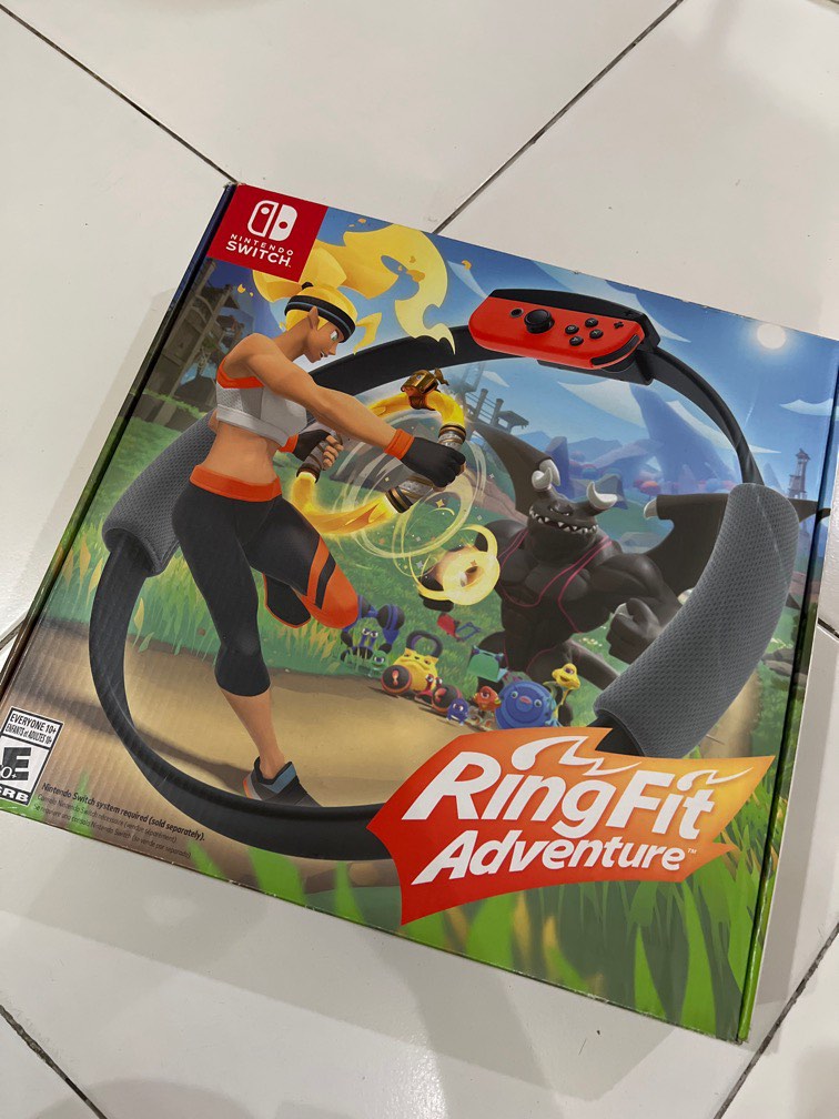 Nintendo Switch Ring Fit Adventure, Video Gaming, Video Games, Nintendo ...