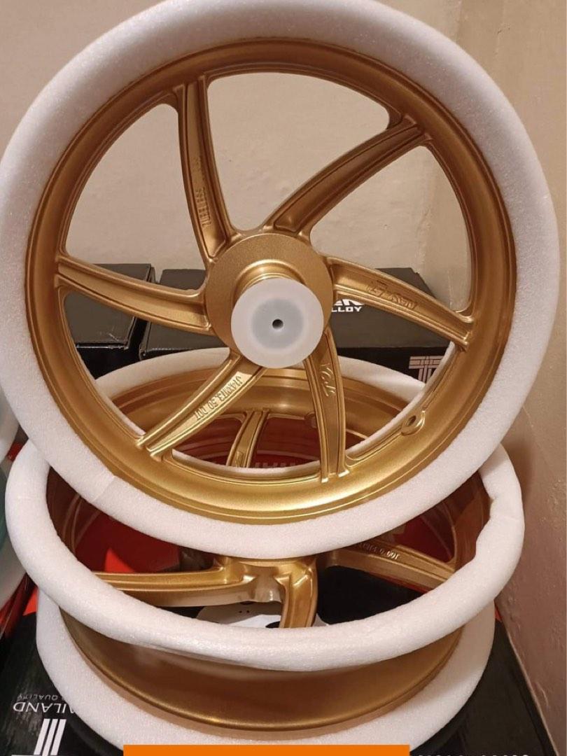 Nmax v2 rim 14inch. Limited stock!!, Motorcycles, Motorcycle ...