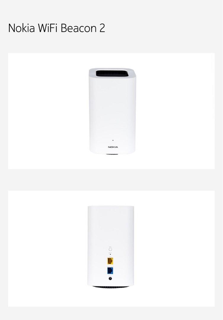 Nokia WiFi Beacon 2, TV & Home Appliances, Other Home Appliances on ...