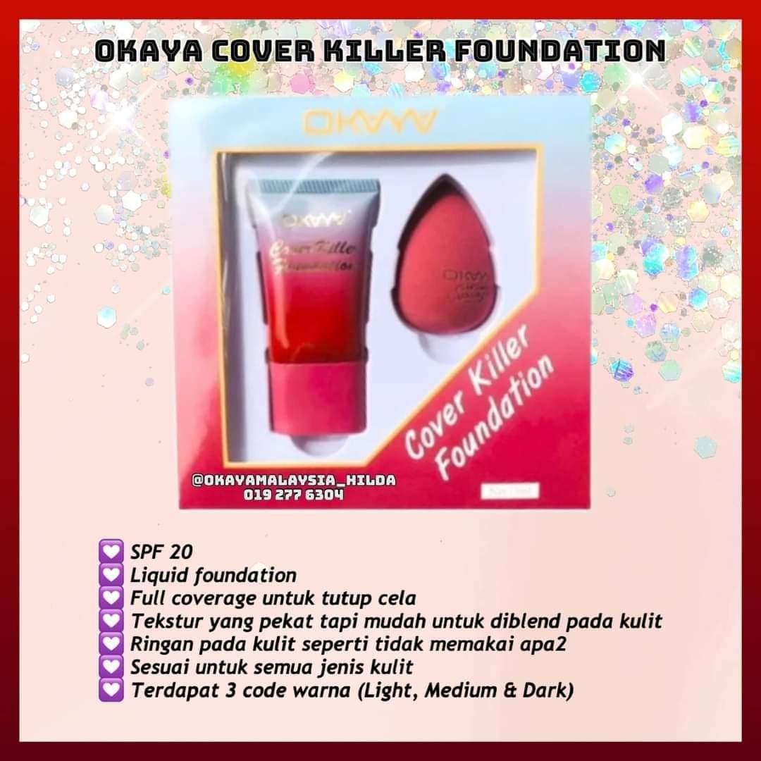 Okaya Cover Killer Foundation, Beauty & Personal Care, Face, Makeup on ...