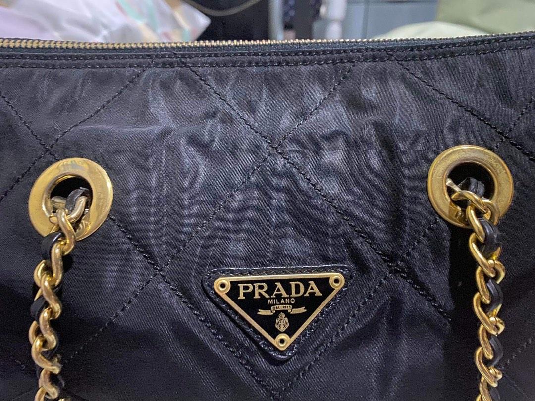 original prada gold chain, Luxury, Bags & Wallets on Carousell