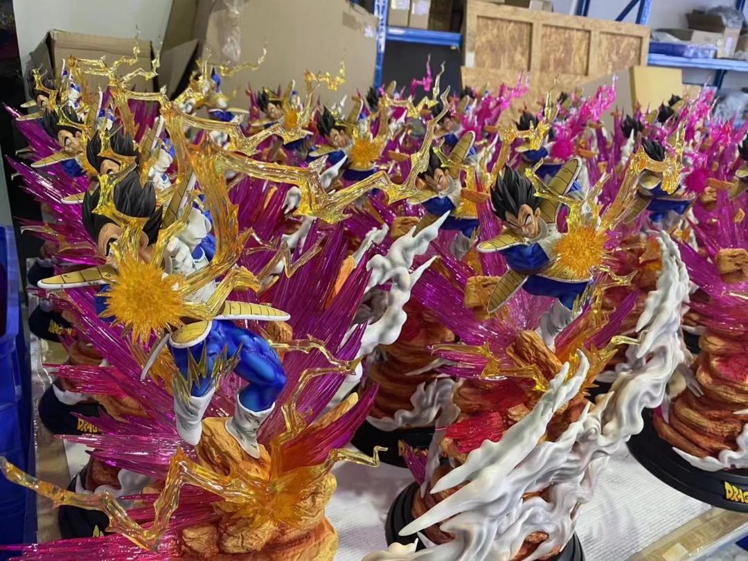 [Overseas Stock] Dragon Ball Z Temple Studio Vegeta Galic Gun gk resin ...