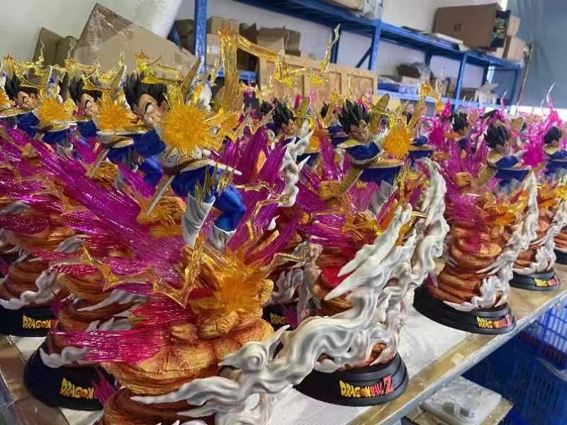 [Overseas Stock] Dragon Ball Z Temple Studio Vegeta Galic Gun gk resin ...