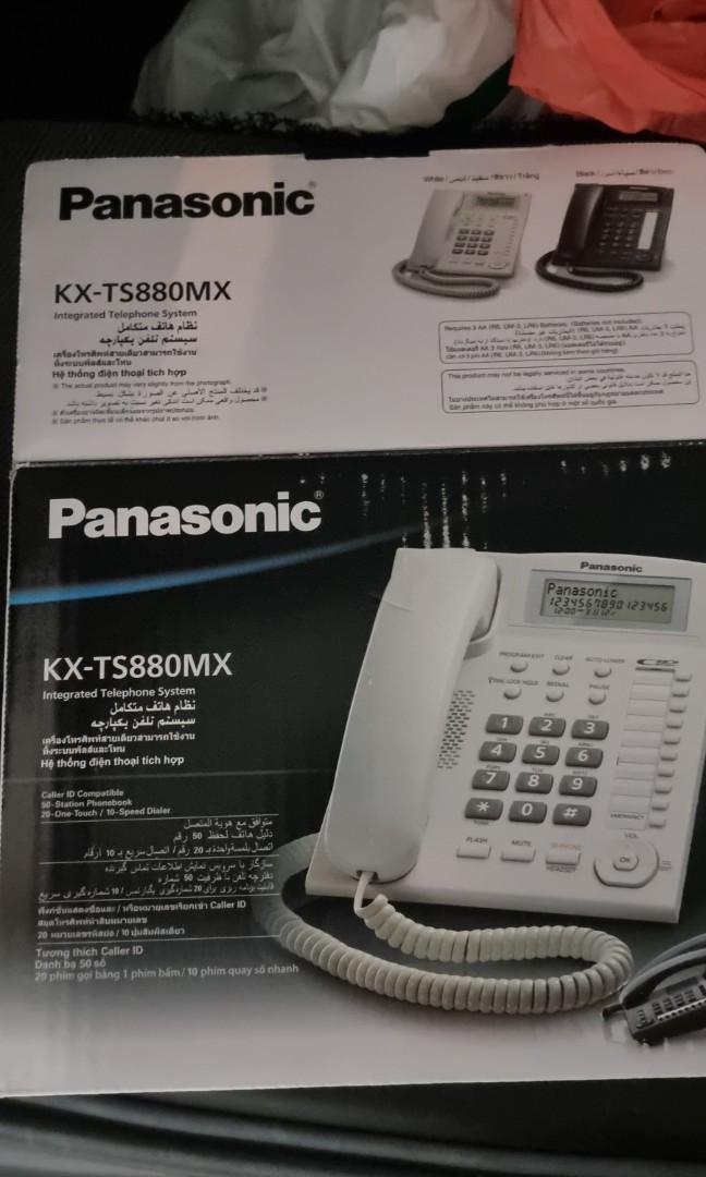 Panasonic KX-TS880MX phone set, Computers & Tech, Office & Business Technology on Carousell