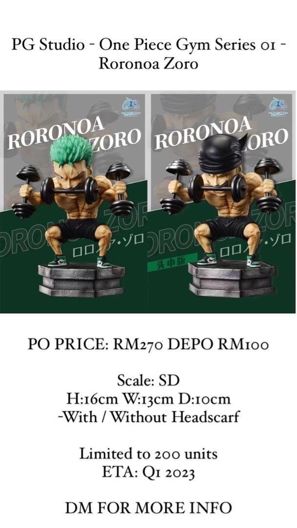 PG Studio - One Piece Gym Series 01 - Roronoa Zoro, Hobbies & Toys ...