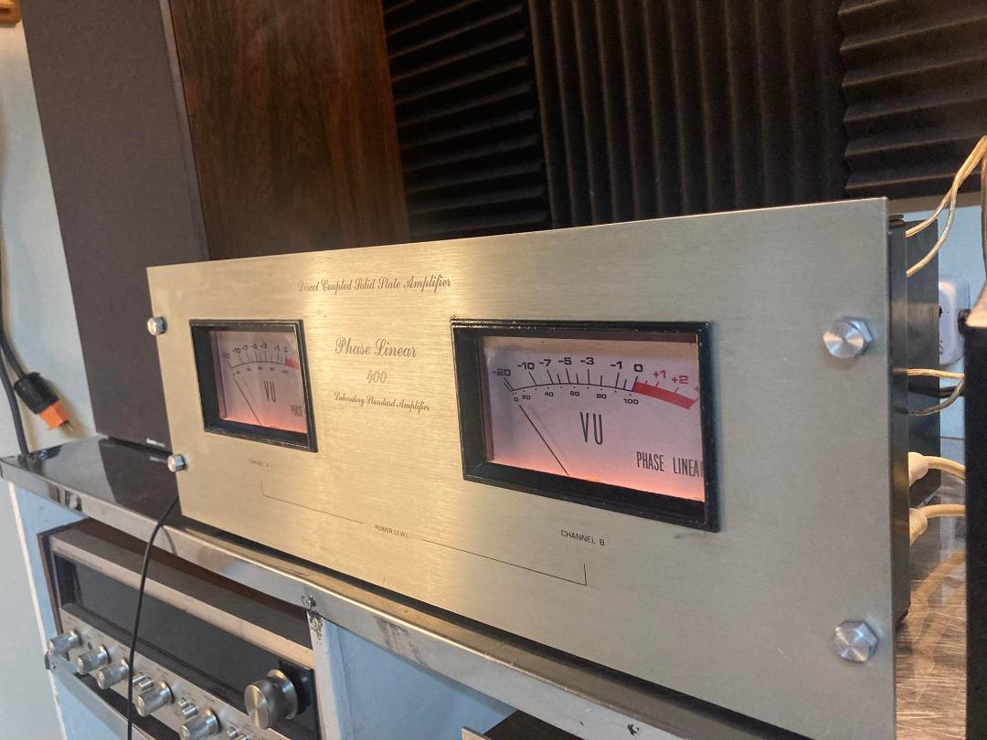 Phase Linear 400 Power Amplifier 110v 210Watts Made in the USA, Audio ...