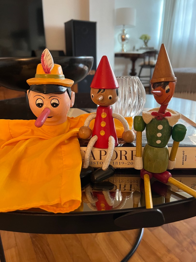 Pinocchio wooden toy, Hobbies & Toys, Memorabilia & Collectibles ...