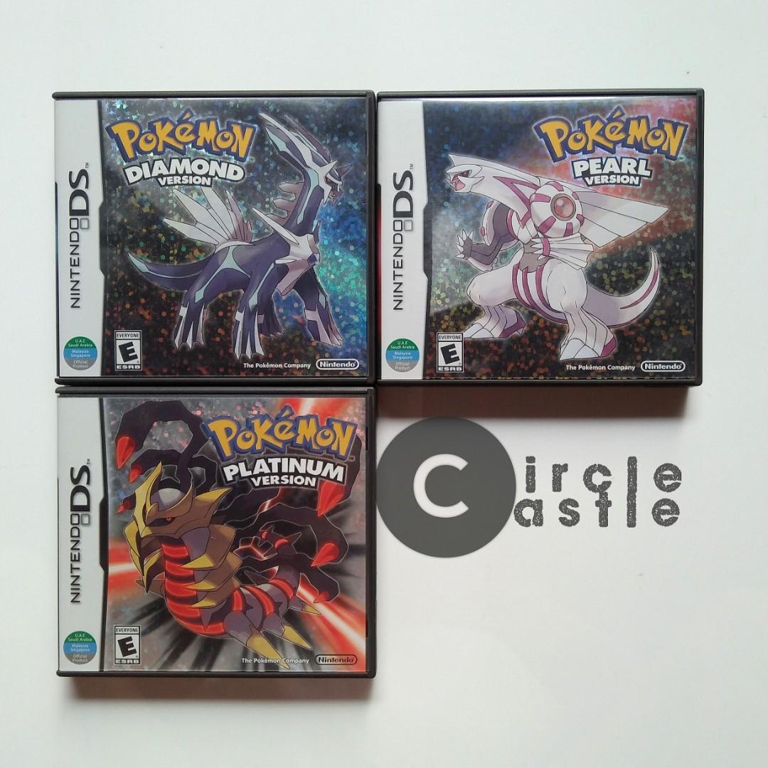 Pokemon Diamond Pearl and Platinum for Nintendo DS, Video Gaming, Video ...