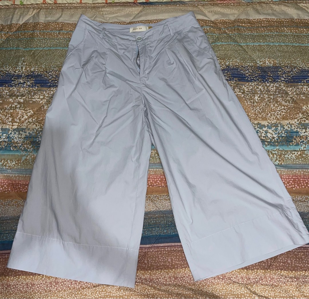 Powder Blue Angle Pants, Women's Fashion, Bottoms, Other Bottoms on ...