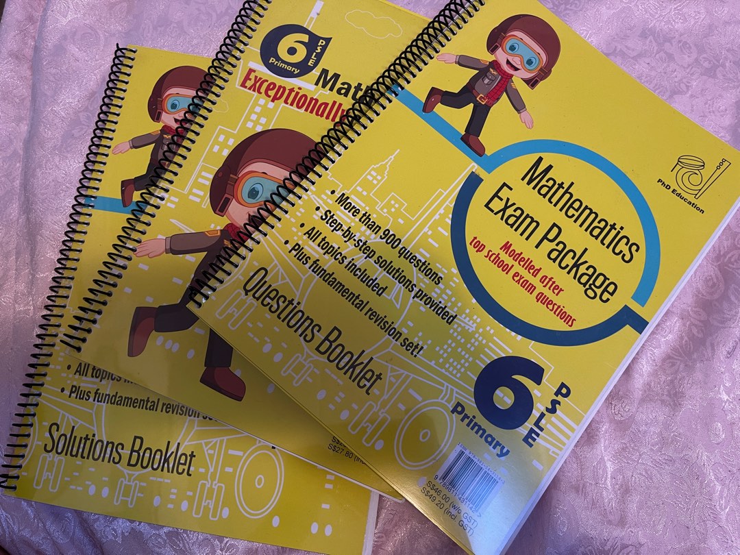 PSLE Primary 6 Mathematics Exam Package + Grade Solution Maths Notes ...