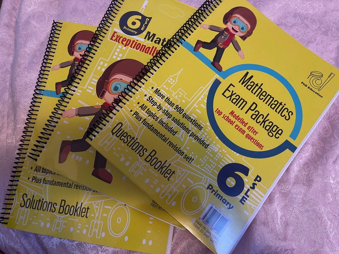 PSLE Primary 6 Mathematics Exam Package + Grade Solution Maths Notes ...