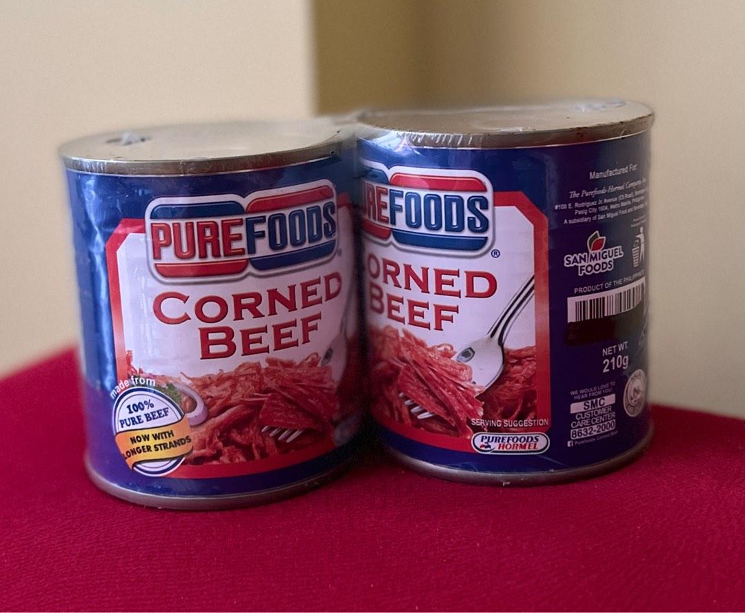 Purefoods Corned Beef, Food & Drinks, Packaged & Instant Food on Carousell