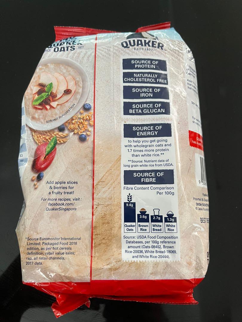 Quaker Instant Oatmeal 400g, Food & Drinks, Packaged & Instant Food on ...