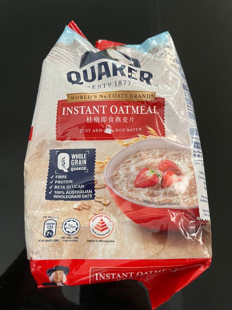 Quaker Instant Oatmeal 400g, Food & Drinks, Packaged & Instant Food on ...