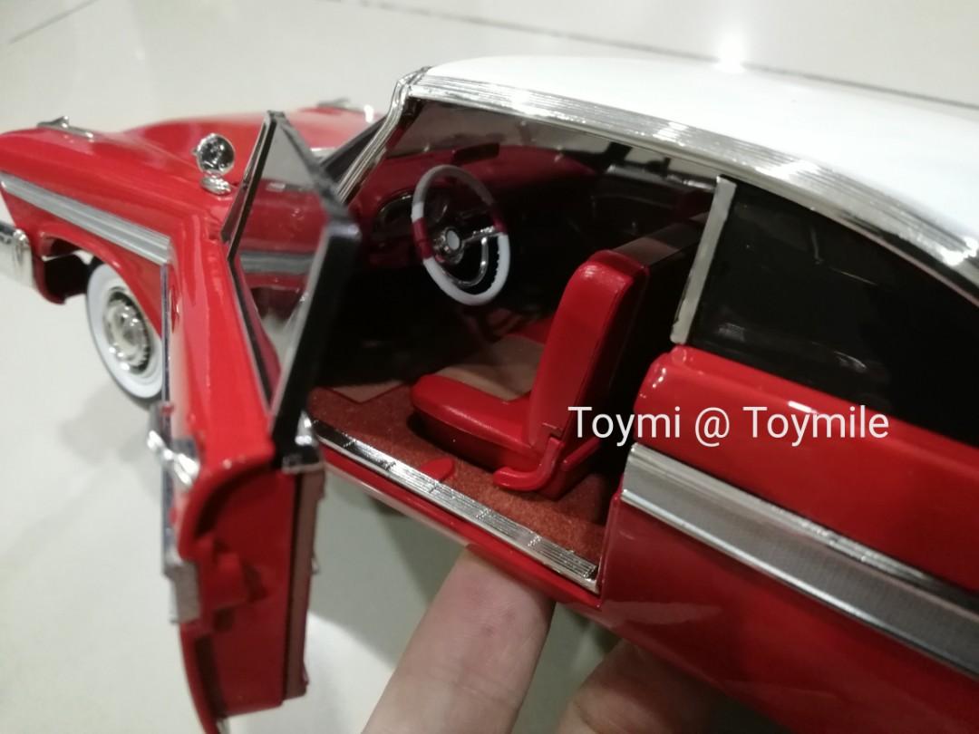 Ready Stock 1/18 Auto world Christine Movie 1958 Plymouth Fury Diecast ...
