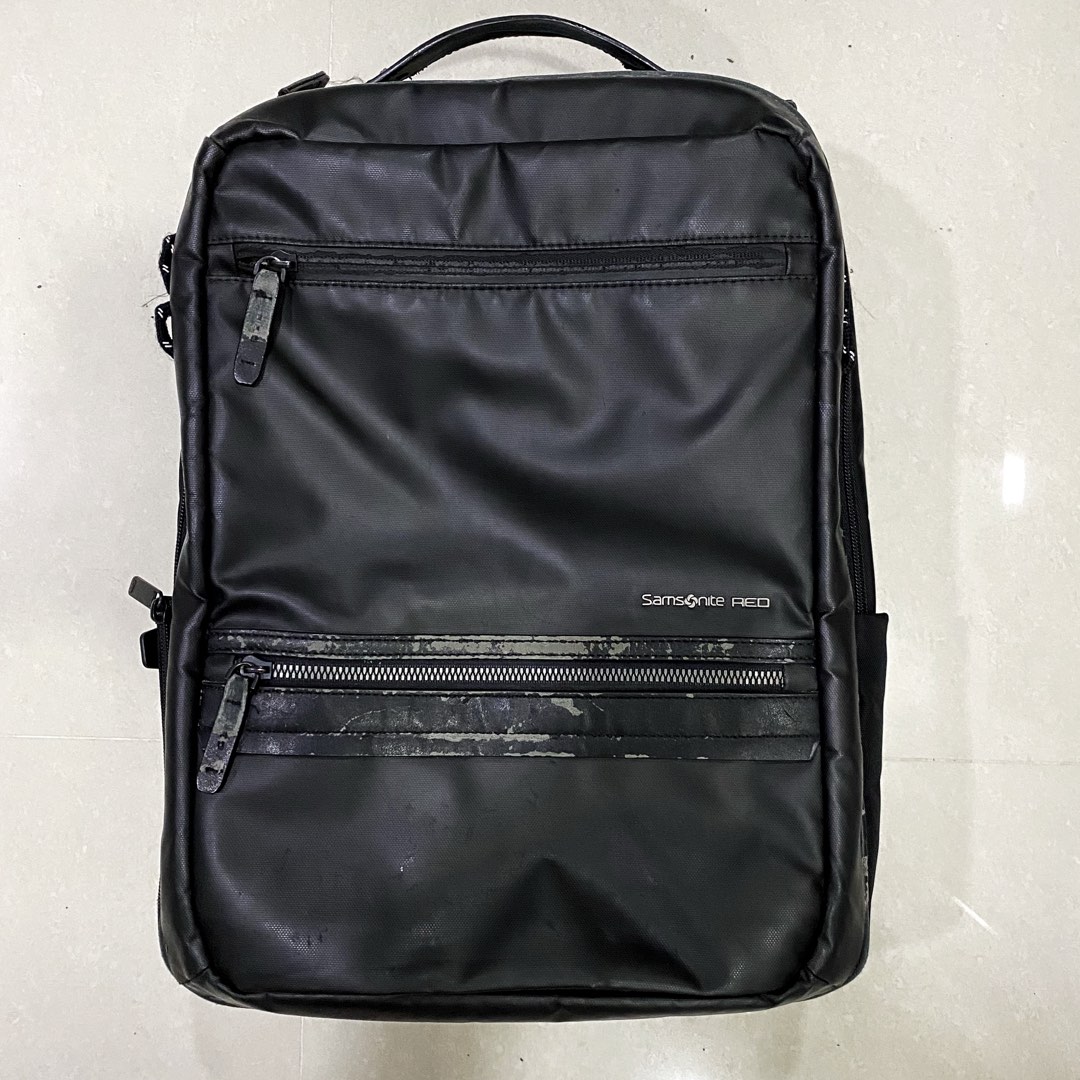 Samsonite Red Laptop Backpack, Men's Fashion, Bags, Backpacks on Carousell