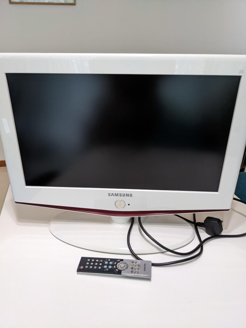 Samsung 23 inch LCD TV - white, TV & Home Appliances, TV ...