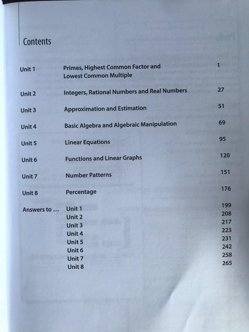 Secondary 1 Math Practice book, Hobbies & Toys, Books & Magazines ...