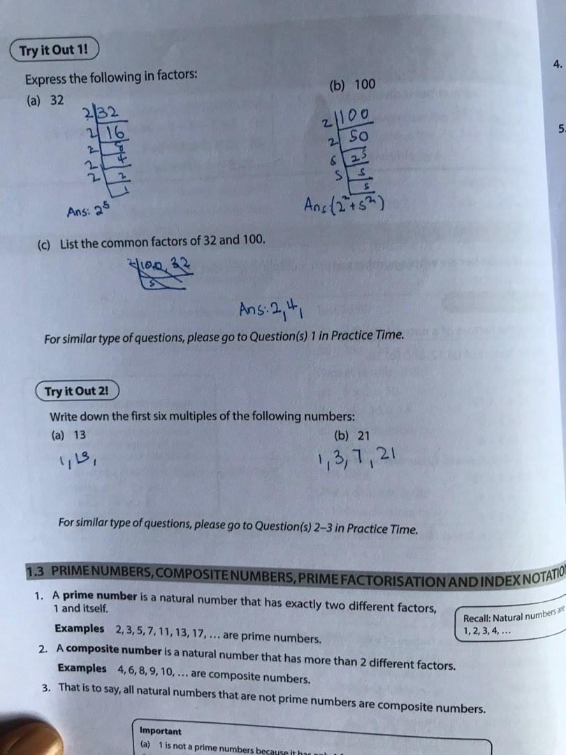 Secondary 1 Math Practice book, Hobbies & Toys, Books & Magazines ...