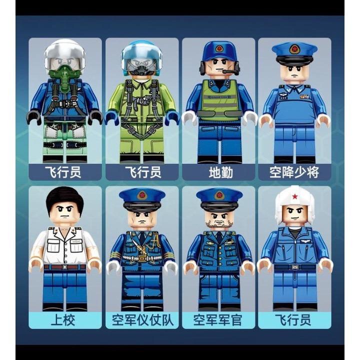 SEMBO BLOCK MINIFIGURES : CARRIER FIGHTER 16 IN 1 SET (202201), Hobbies ...