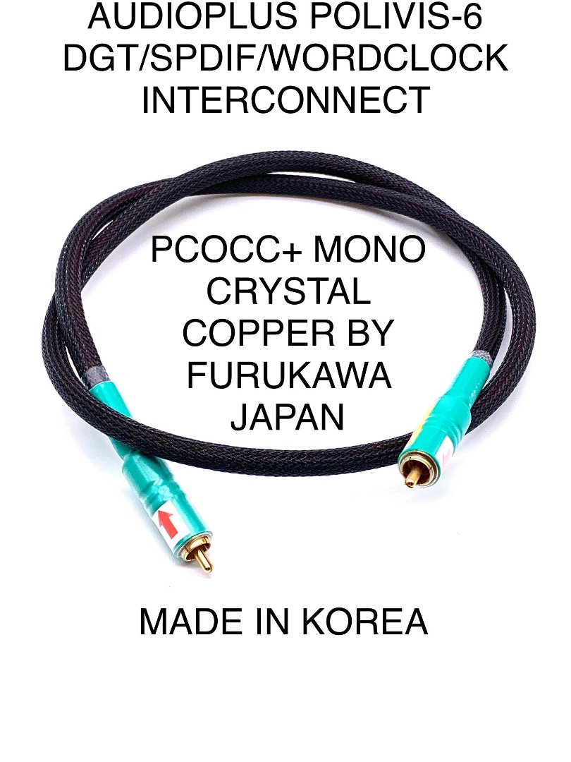 SEP SPECIAL: AUDIOPLUS POLIVIS-6 PCOCC TRUE 75 OHM DIGITAL COAXIAL ...