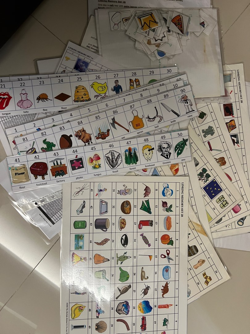 Shichida/Heguru linking memory, Hobbies & Toys, Books & Magazines ...