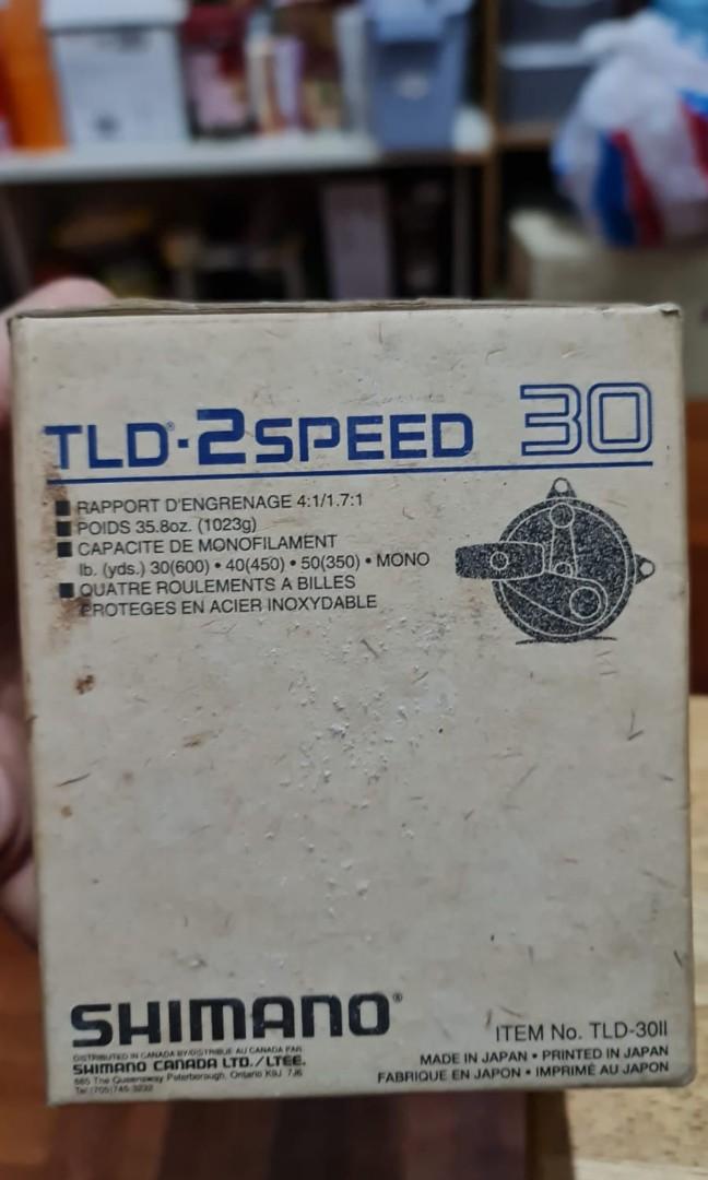 Shimano TLD - 2 Speed 30, Sports Equipment, Fishing on Carousell