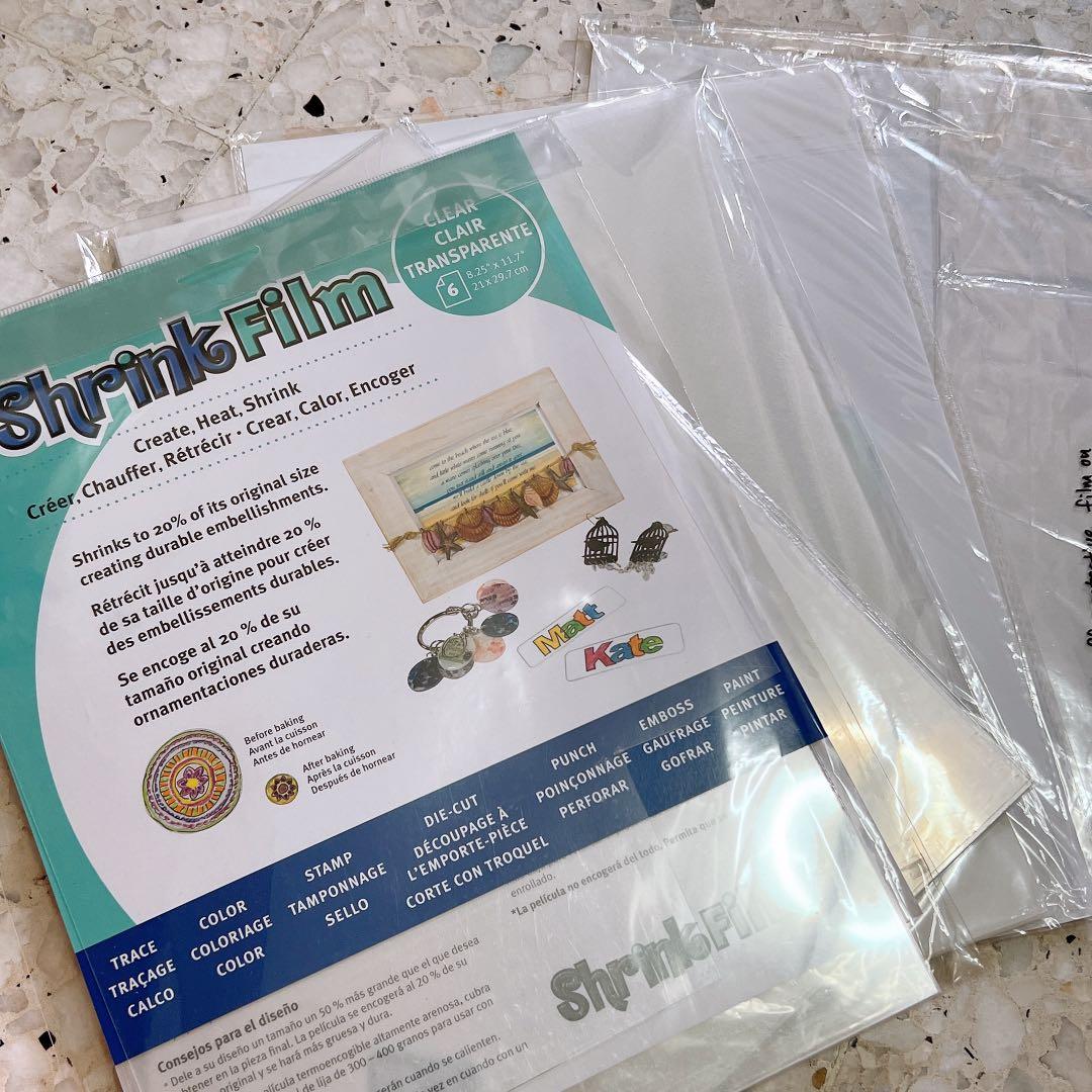 Shrink Plastic Crafts DIY Transparent White, Everything Else on Carousell