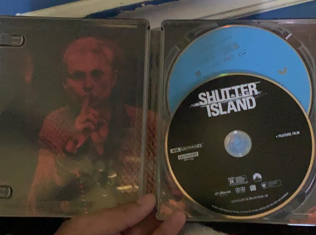 Shutter Island (4K Ultra HD + Blu-ray Limited Edition Steelbook) [4K UHD], Hobbies & Toys, Music ...