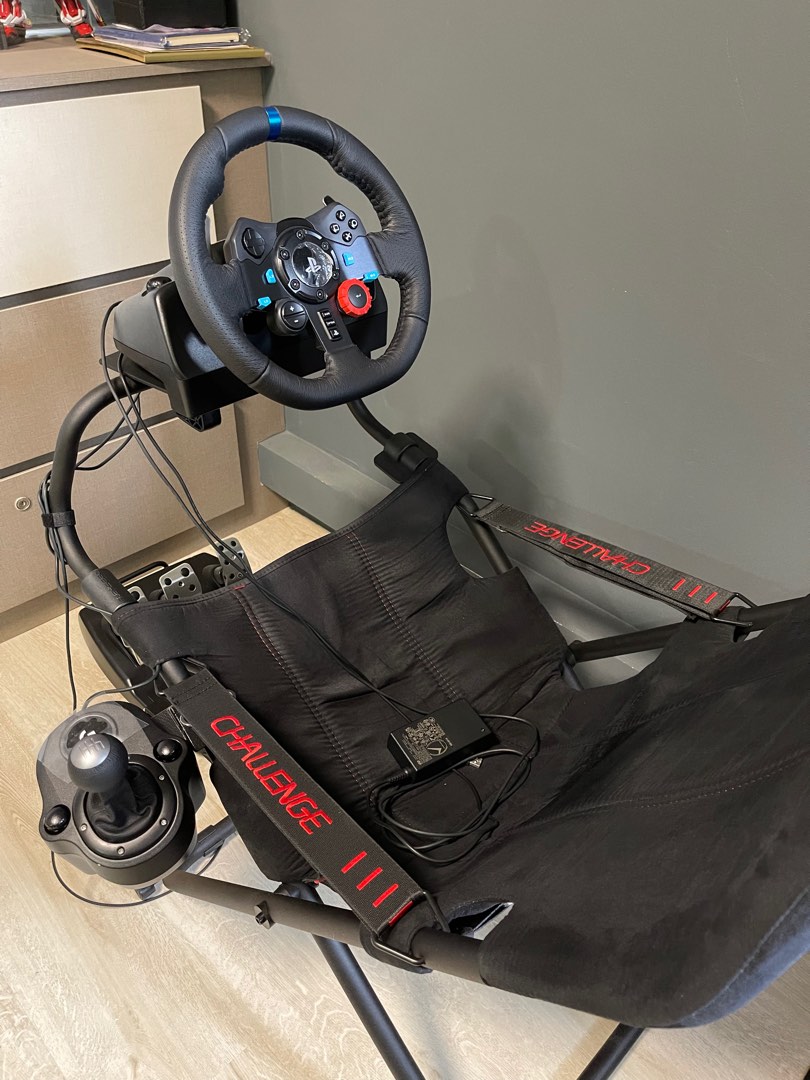 Sim Racing Rig-G29 Logitech Driving Force Steering Wheel + Shifter ...