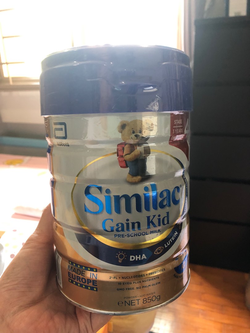 Similac gain kid stage 4 850g, Babies & Kids, Nursing & Feeding ...