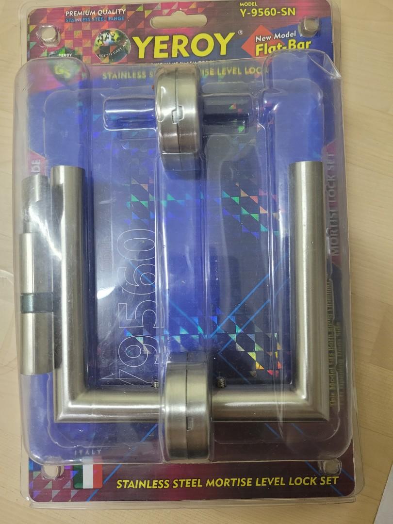 Stainless steel mortise level lock set, Furniture & Home Living ...