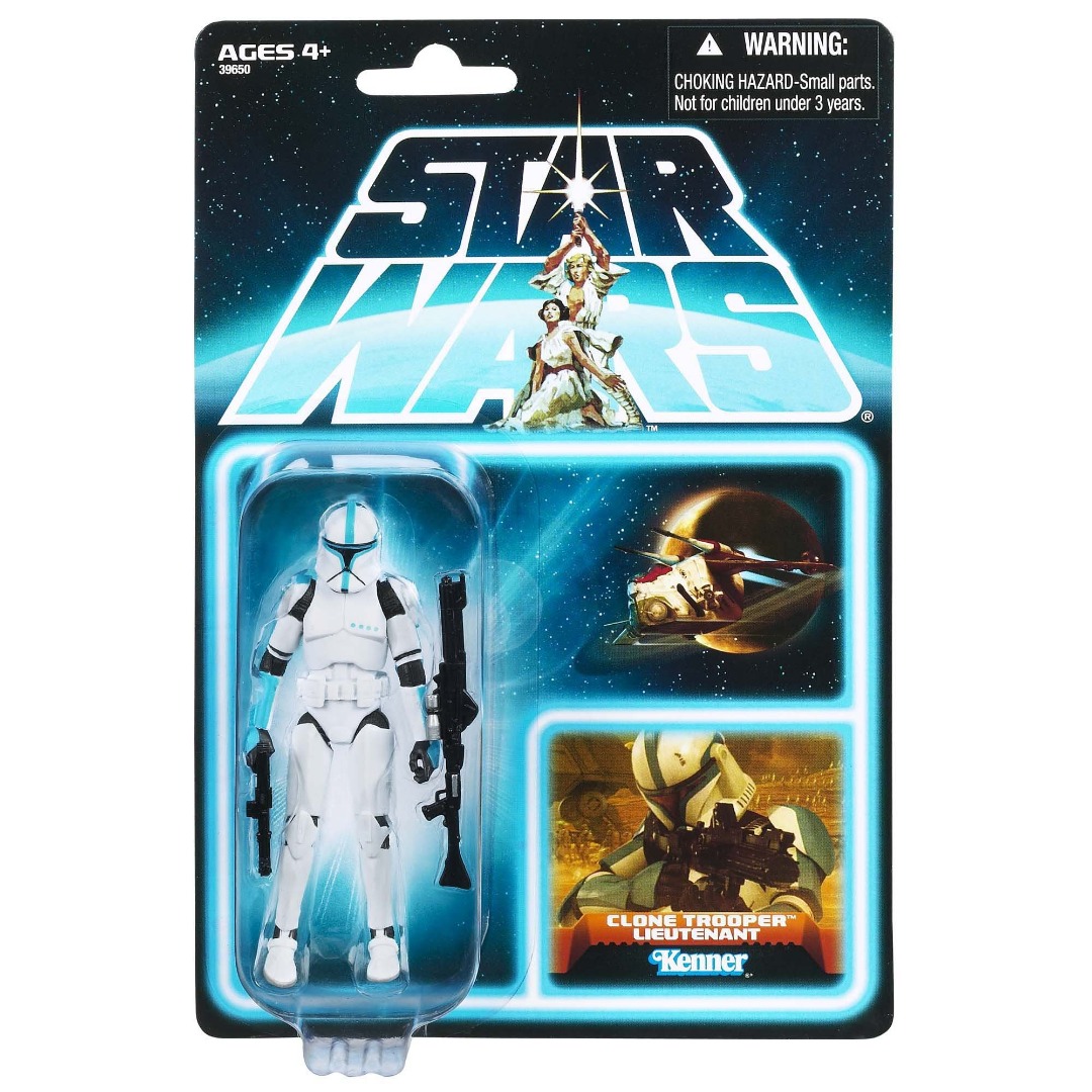 Star Wars AotC TVC 3.75" Scale CLONE TROOPER LIEUTENANT (Lost Line ...