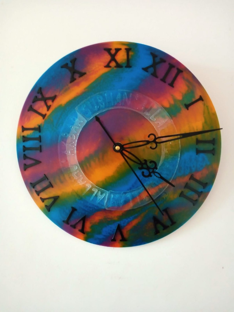 SubhanAllah, Alhamdulillah, Allahu Akbar 3D Wall Clock - Glow in the ...