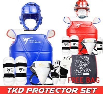 Taekwondo protective gears/TKD sparring gears KIDS/TKD shin guard/TKD ...