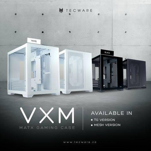 Tecware VXM TG Case (White) MATX, Computers & Tech, Parts & Accessories ...
