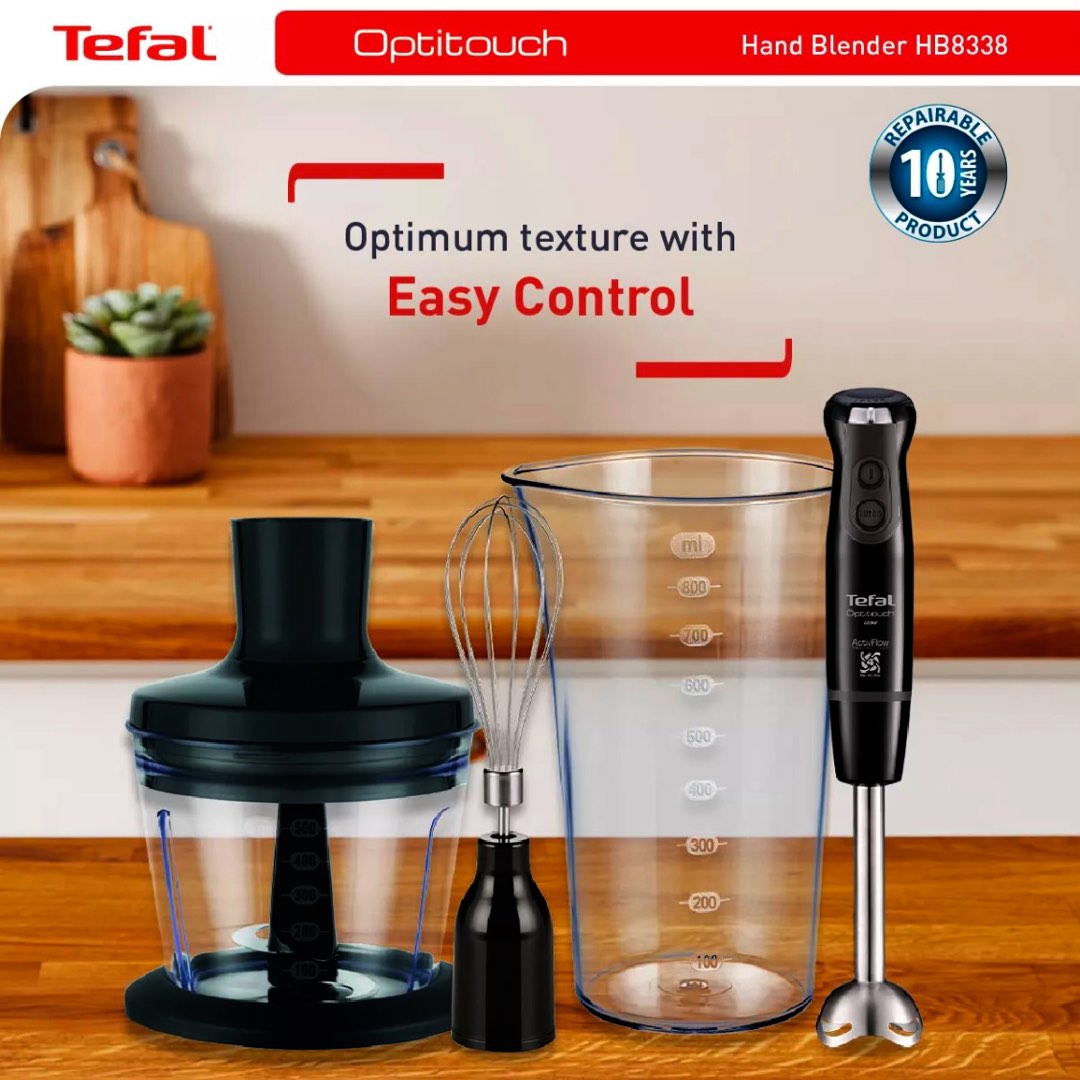 Tefal Hand Blender Optitouch Handheld HB8338, TV & Home Appliances ...