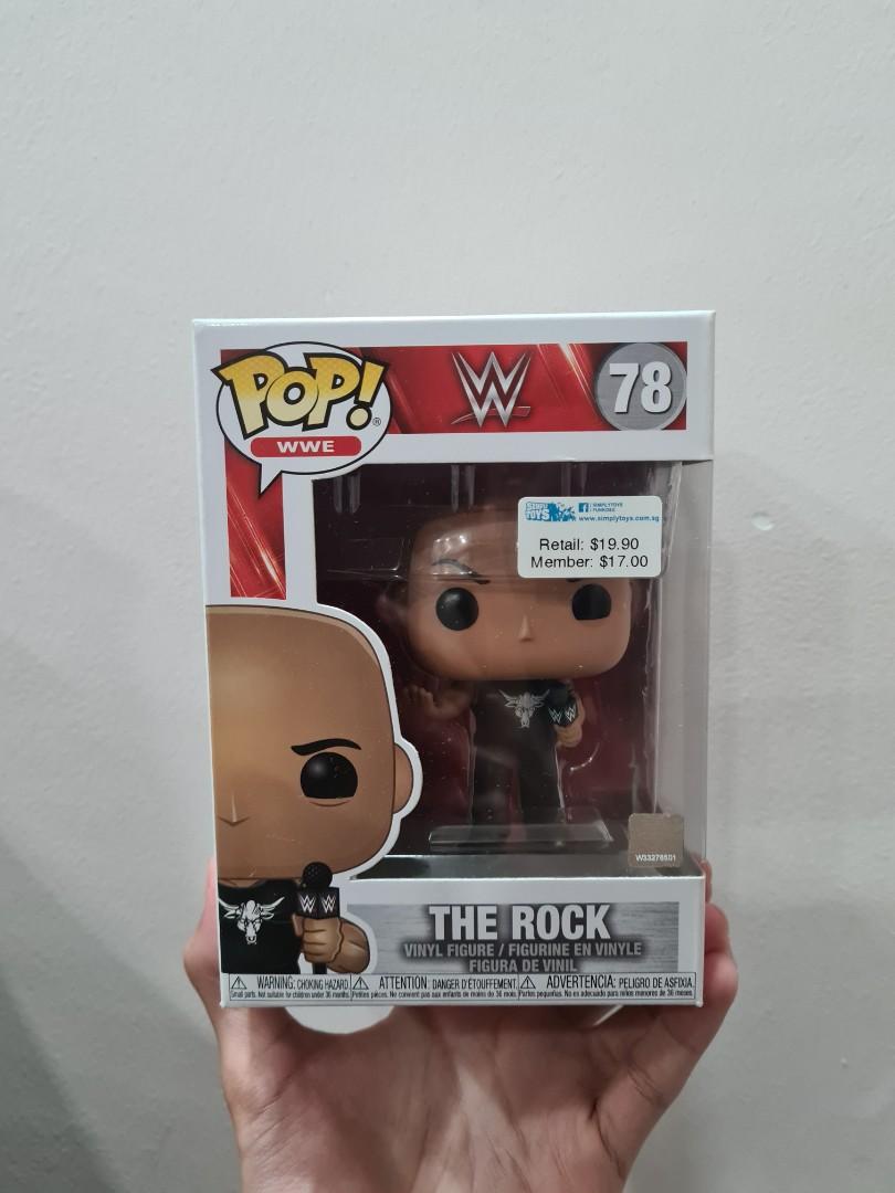 The Rock Funko Pop 78, Hobbies & Toys, Toys & Games on Carousell