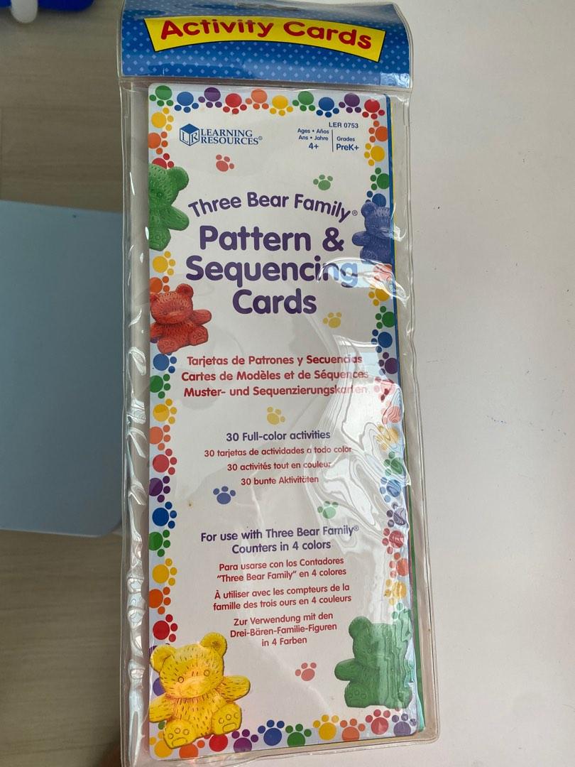 Three Bear Family Sequencing & Pattern Cards, Hobbies & Toys, Books ...