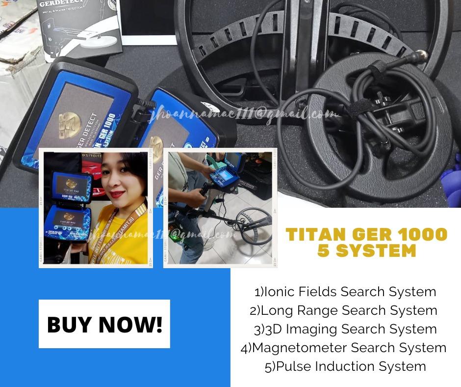 Titan Ger 1000 5 System Gold and Metal Detector, Sports Equipment ...