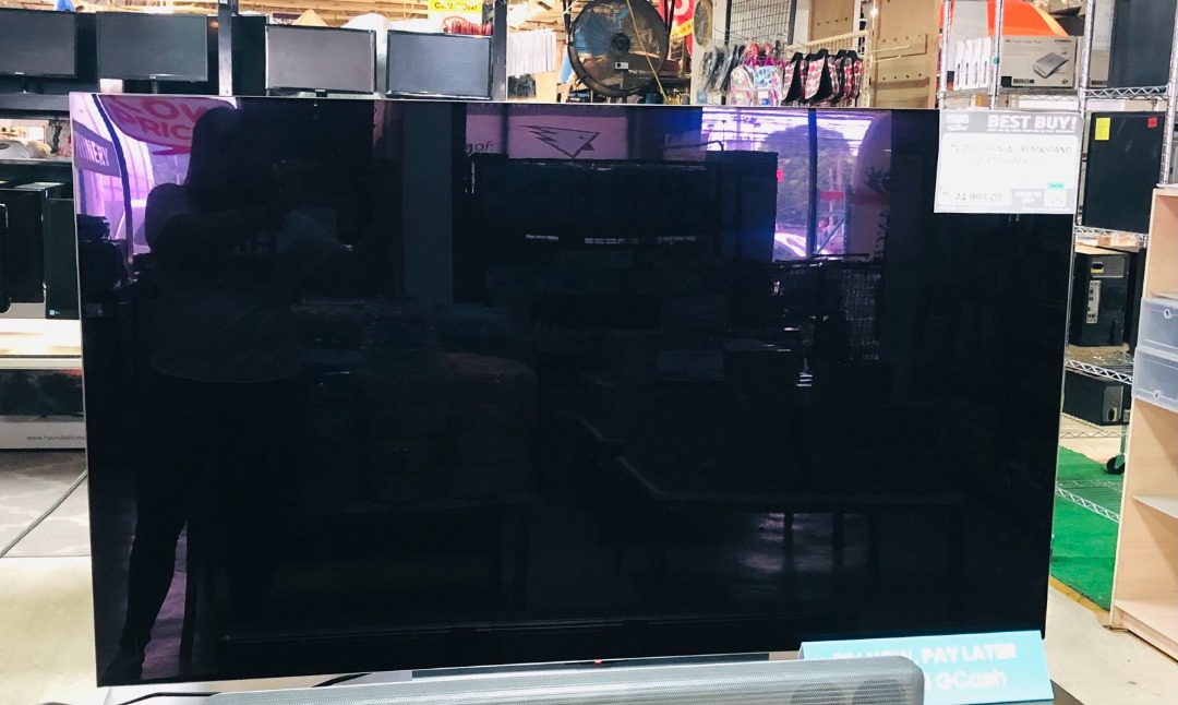 TV OLED 55IN W/ REM&STAND, Furniture & Home Living, Furniture, TV ...