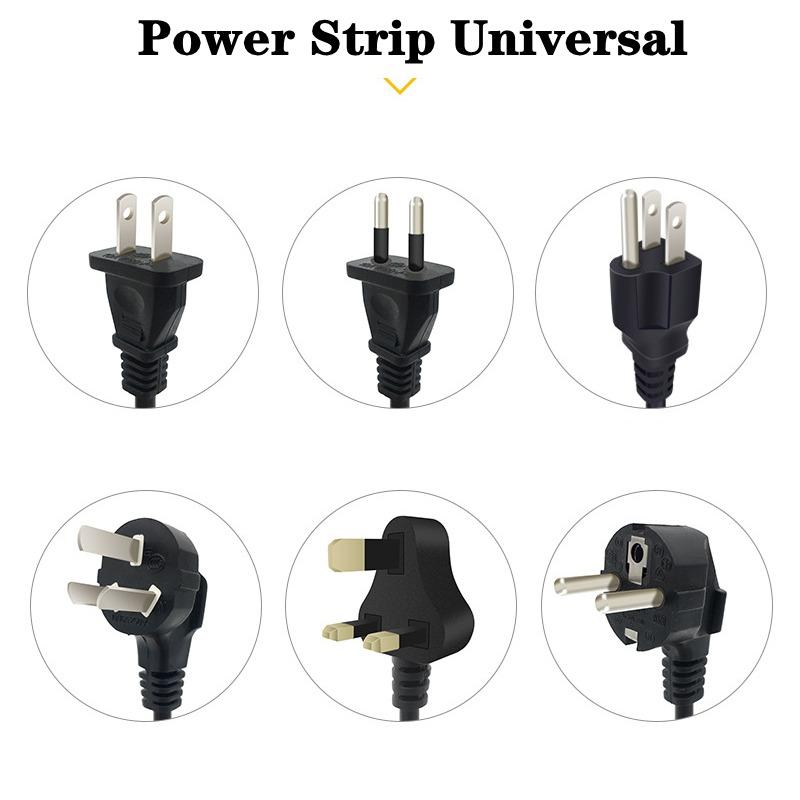 UK Plag Power Socket +3 USB Charger Output Power Strip Universal 250V ...