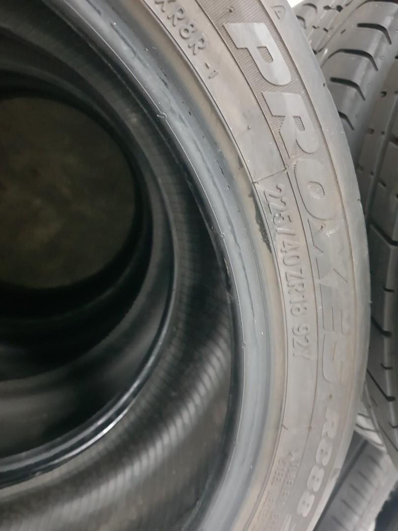 Used 225 40 18 Toyo R888 Semi Slick Tyres, Car Accessories, Tyres ...