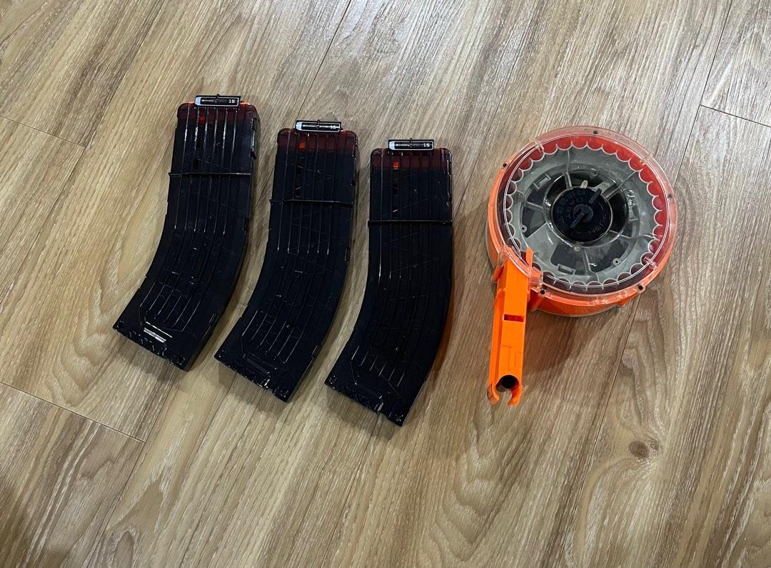 Various NERF Magazines, Hobbies & Toys, Toys & Games on Carousell