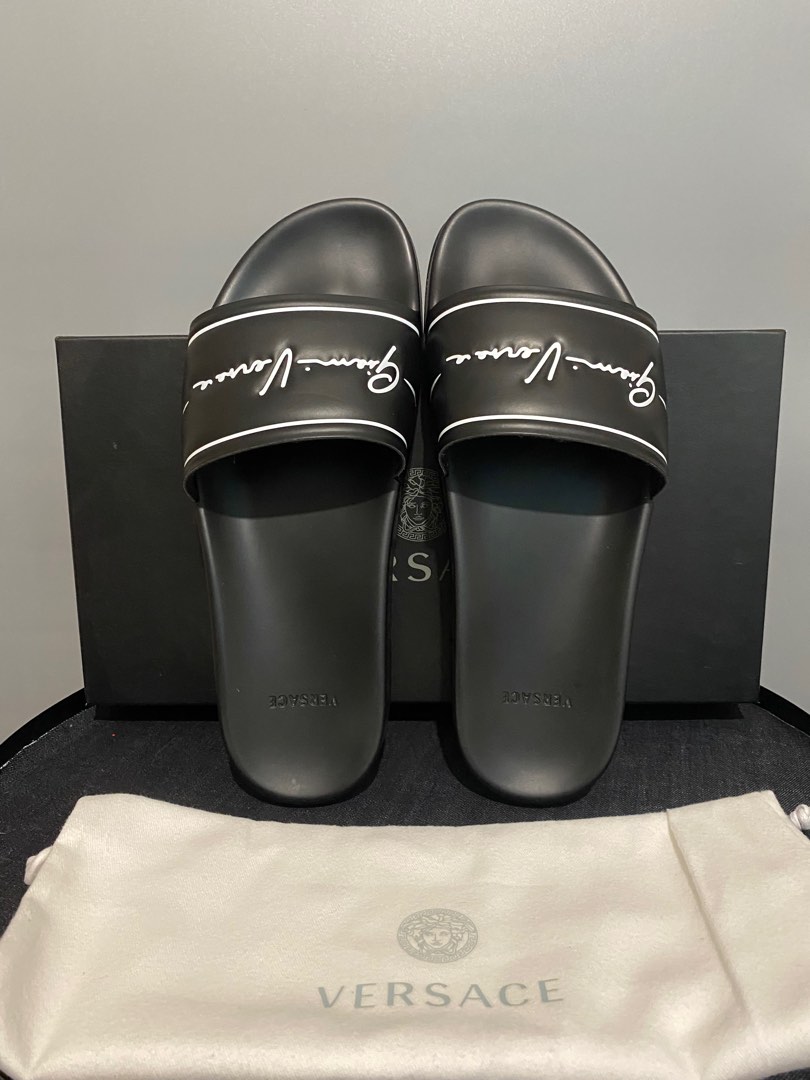 VERSACE SLIDES, Luxury, Sneakers & Footwear on Carousell